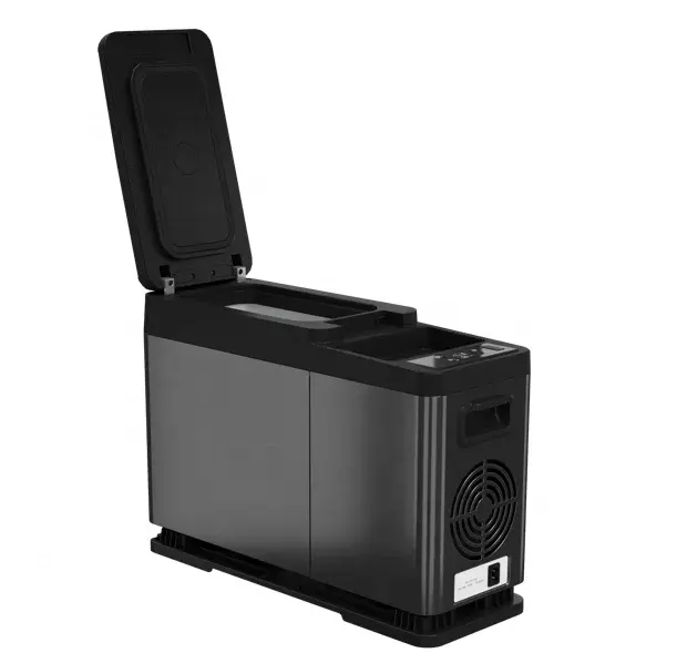 CF8 Small Mini Car Fridge 12V Armrest 8L Digital Display USB Wireless ...