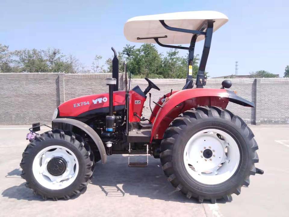 一拖75HP 4x4轮式农用拖拉机YTO-EX754农用拖拉机| Alibaba.com