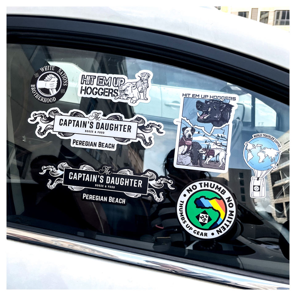 Custom UV Resist PVC Car Sticker Decals Strong Adhesive Outdoor ...