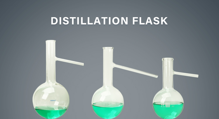 Flask with Branch Distillation Apparatus - 500ml, 1000ml