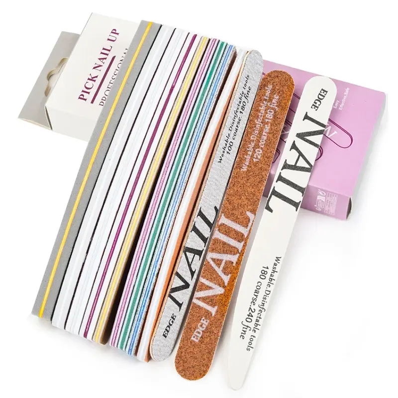 12pcs Nails Manicure Files Set Multi Grit Sanding Buffing Polishing ...