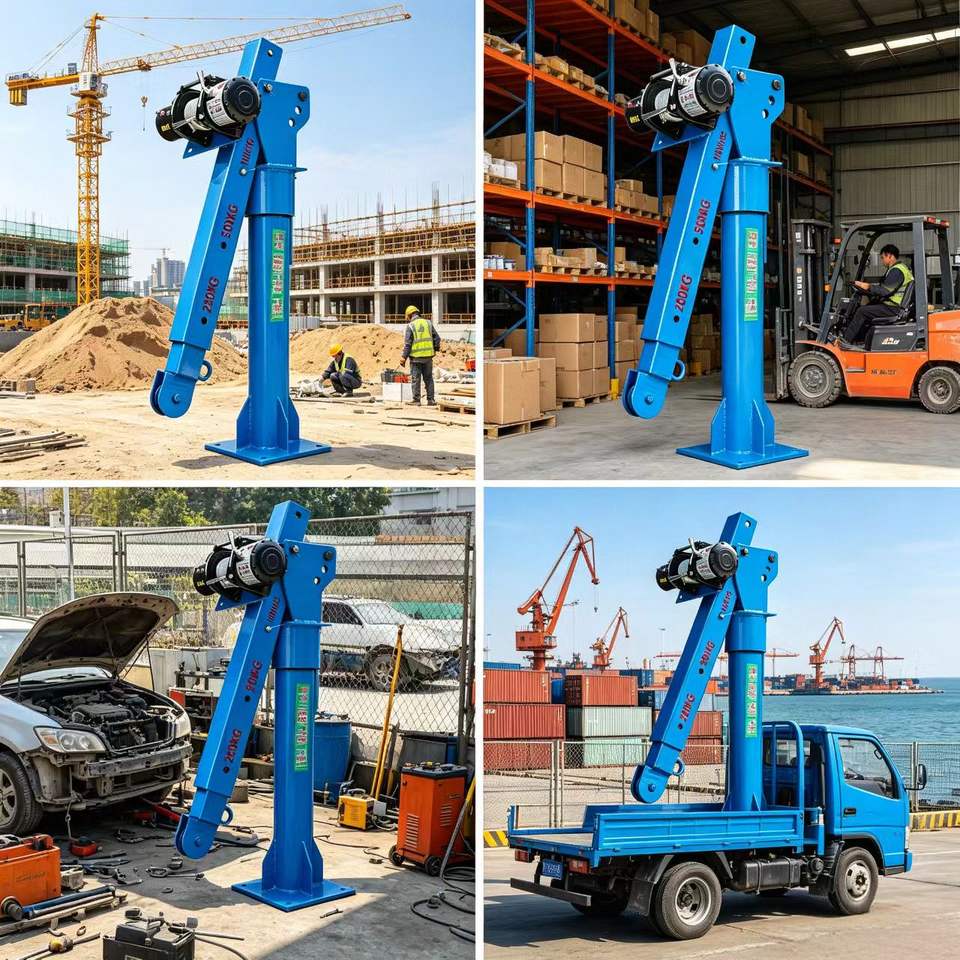 Mini Crane Frame Building 2.26-meter Outdoor Mini Crane Portable ...