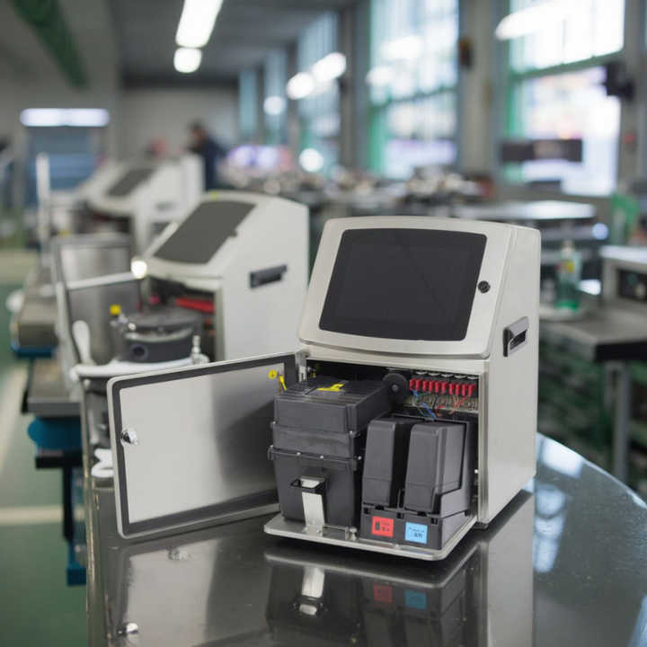 CE Certified High Efficiency Industrial CIJ Inkjet Printer for PET ...