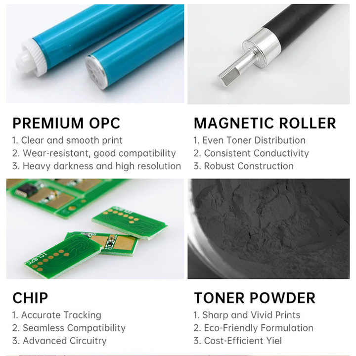 Print-Rite W2000A W2001A W2002A W2003A Toner Cartridge With Chip ...