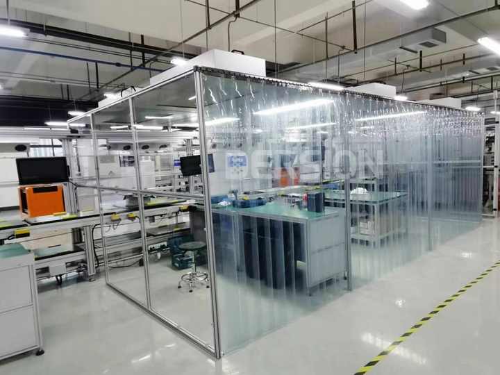 Plug-and-Play Modular Cleanroom with Integrated HVAC System 99.999% ...