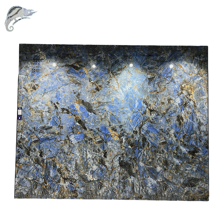 Blue Sintered Stone for Interior Exterior Walls Floors Countertops ...