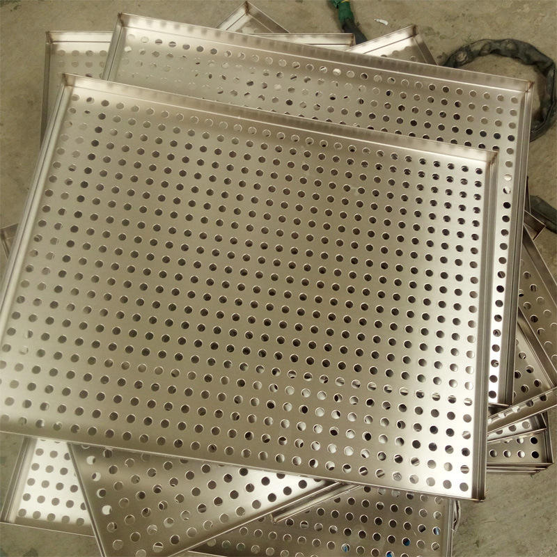 Baking Food Tray Drying Perforated Stainless Steel Safe Tray Smooth ...