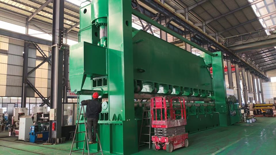 W11-20x8000 Ship Plat Bending Rolls 20mm 8000mm Marine Rolling Machine ...