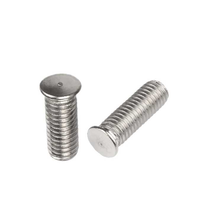 Customize M6 M8 M10 SUS 304 316 Stainless Steel Weld Stud Bolt Flat ...