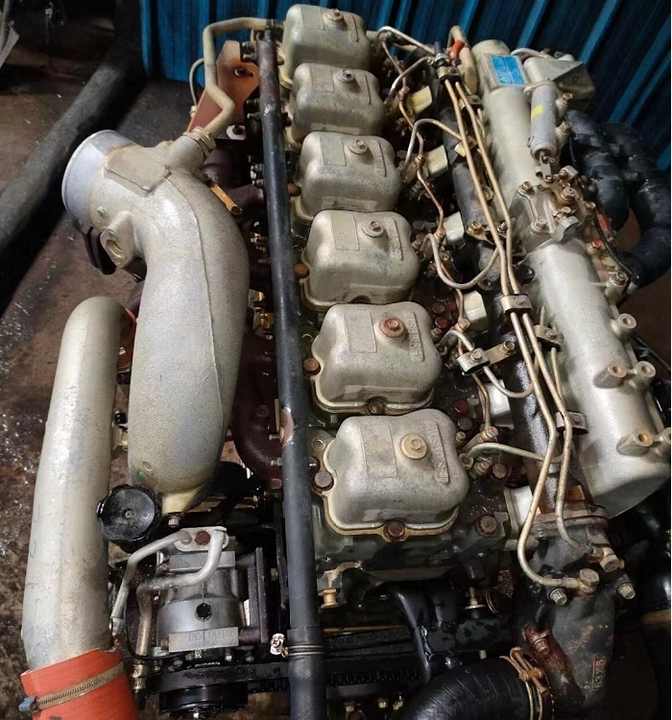 Japanese Original Used 6D24 6D24T Diesel Engine Assembly for Mitsubishi ...