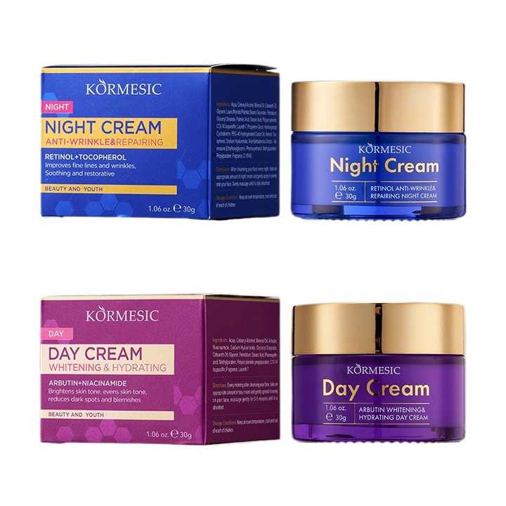 KORMESIC Organic Day & Night Facial Cream - Private Label Skin Care ...