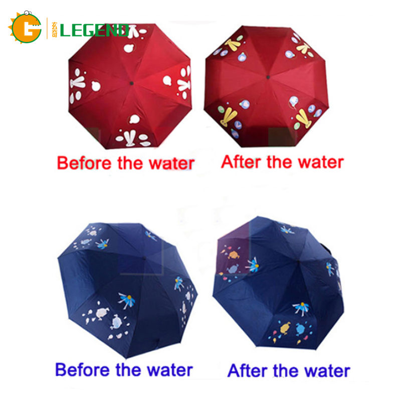 GDLEGEND Water Sensitive Ink Rain Reactive Color Changing Screen ...
