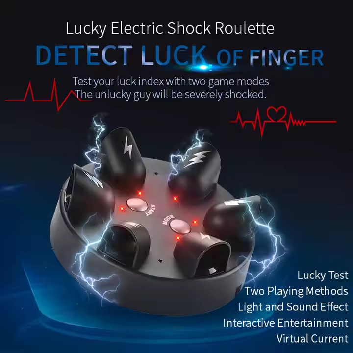 QS Toys Tricky Electric Finger Lie Detector Finger Shock Game Shocking ...