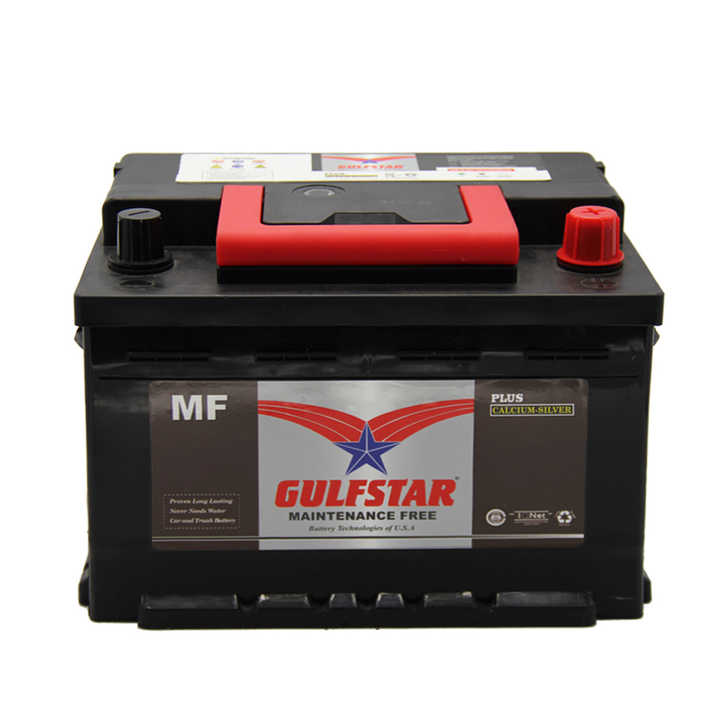 DIN标准免维护55AH Mf 12v备用混合动力汽车电池Amp Prius 248*175*190 MM CN;GUA Din(a ...