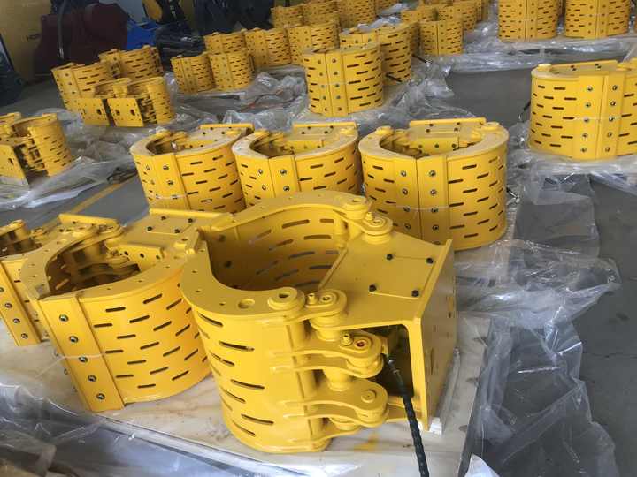 Demolition Sorting Grapple 360° Rotation Hydraulic Material Waste Scrap ...