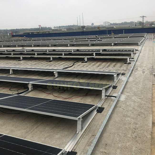 Sunrack Flat Roof PV Panel Mounting Systems - Durable & Efficient