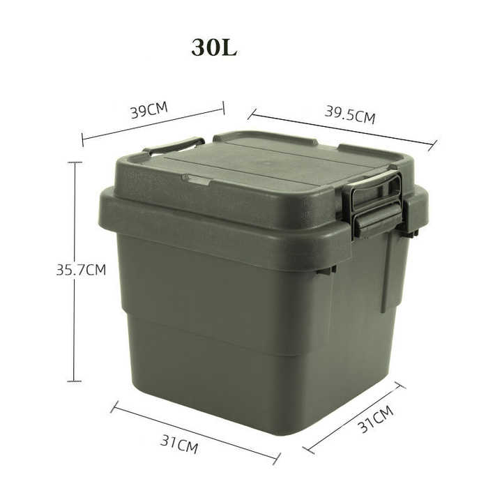 Yakeda Outdoor Storage Box Bin Camping Desk Plastic Boxes Large ...