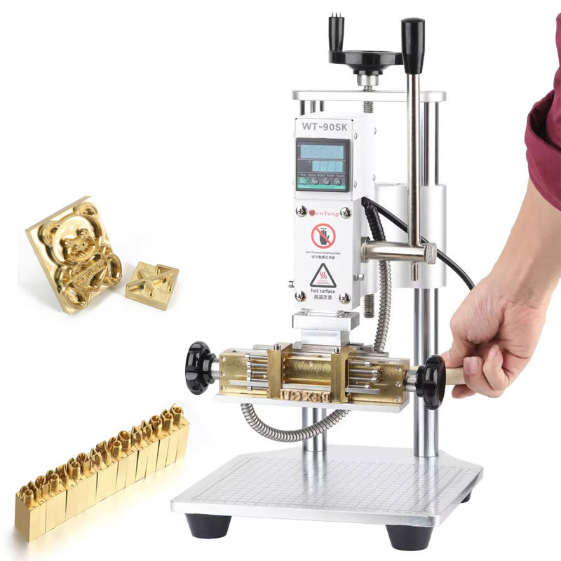 T-Slot Hot Foi Stamping Machine Leather Logo Embossing Machine Manual ...