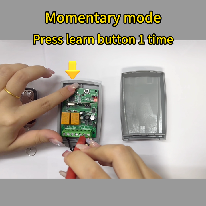 Wireless Remote Control RF Switch 433MHz - 2 Channel Relay Module for ...