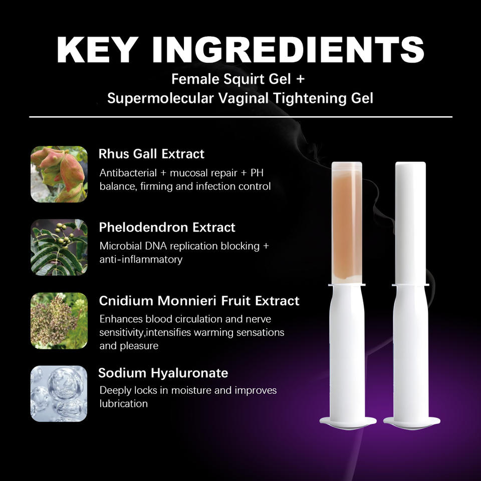 HUAO Female Squirt Gel Combo Kit Long-Lasting Firming Instant ...