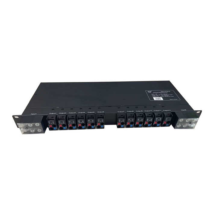 2 Inputs 48V DC PDU Rack Power Distribution Unit - Reliable Power