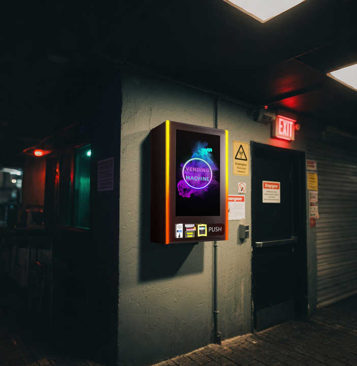 Nightclubs Tabletop Mini Vending Machine With Card Reader Age ...