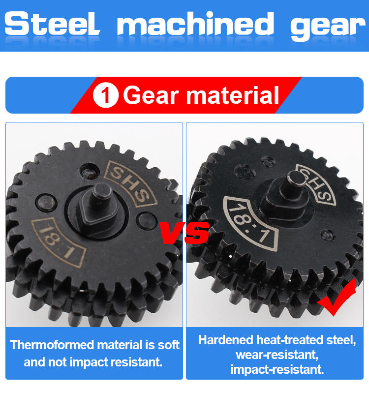SHS Steel Booster High Torque Gear Set 13:1 16:1 18:1 100:200 100:300 ...