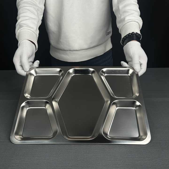 High Quality Control High Quality Stainless Steel Food Plate for ...
