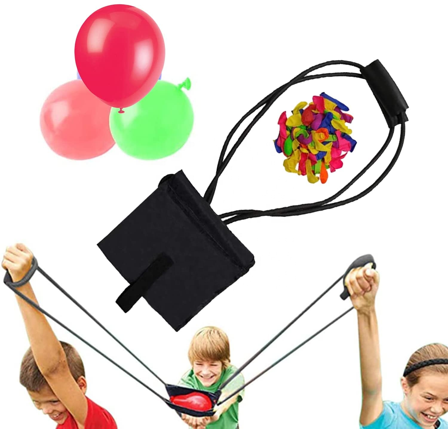 Balloon Launcher Toy 2-Pack Water Balloon Launcher Slingshot | 300ft ...