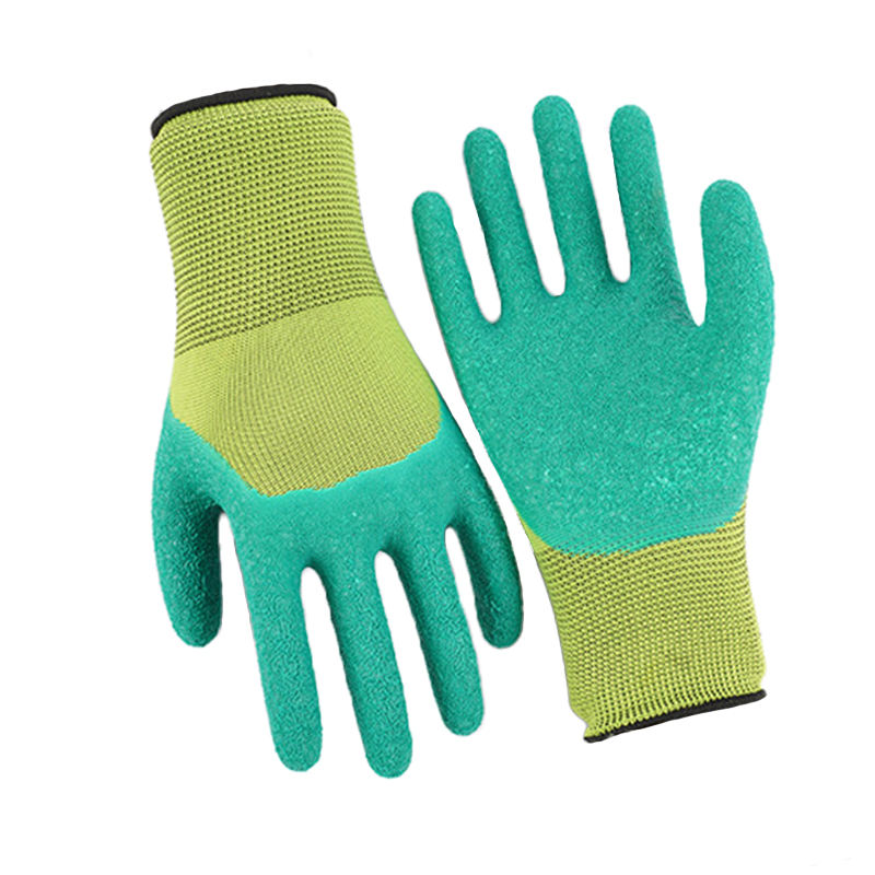 Industrial Construction Anti slip Latex Gardening Safety Work Wrinkled ...