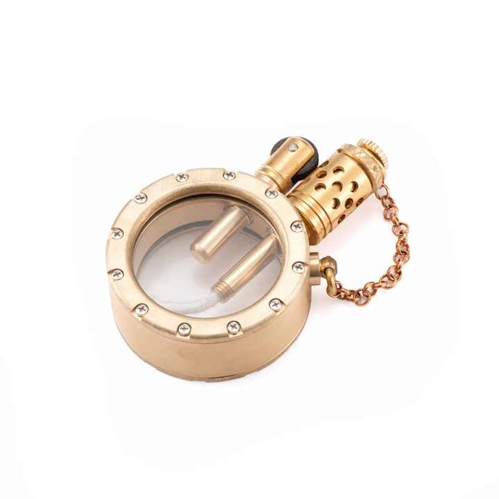 Heavy trench transparent oil bunker high grade brass shaped kerosene ...