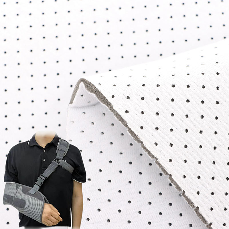 High Density Perforated Velvet Double-sided Laminated Foam Fabric ...