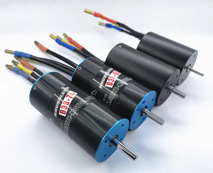 3 Phase Inrunner BLDC Motor 4 Pole 3674 2200kv for RC Cars