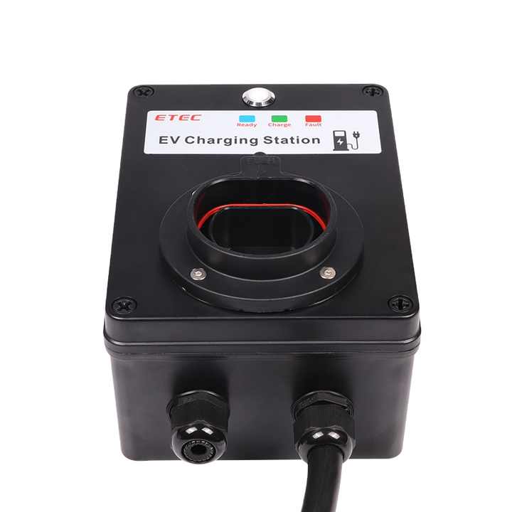 Etec Ekec4 Ac Ev Single Phase 3.7kw Socket Type 2 Charging Pile ...