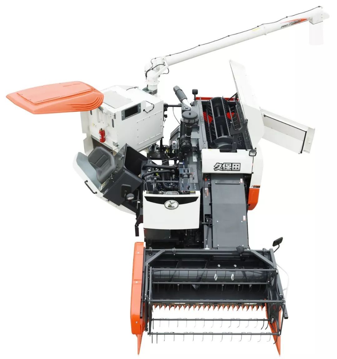 High Purity Kubota DC70 DC60 Pro688Q Mini Combine Harvester Price Self ...