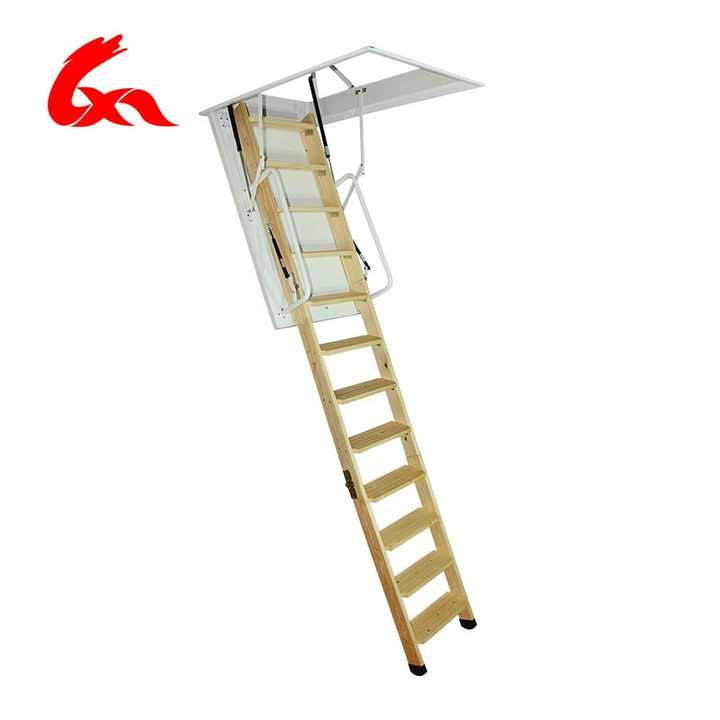Fold down Loft Stairs - Space-Saving Wooden Ladders