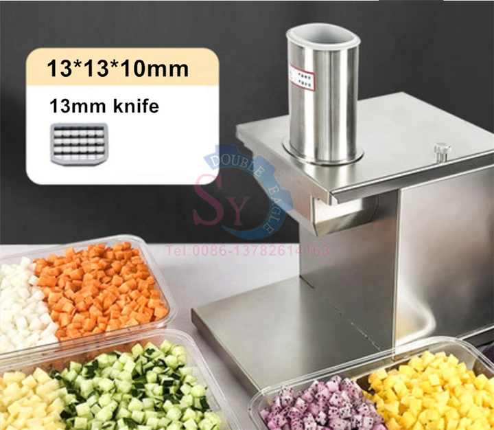 220V Electric Dicing Machine - Efficient Vegetable Cutting