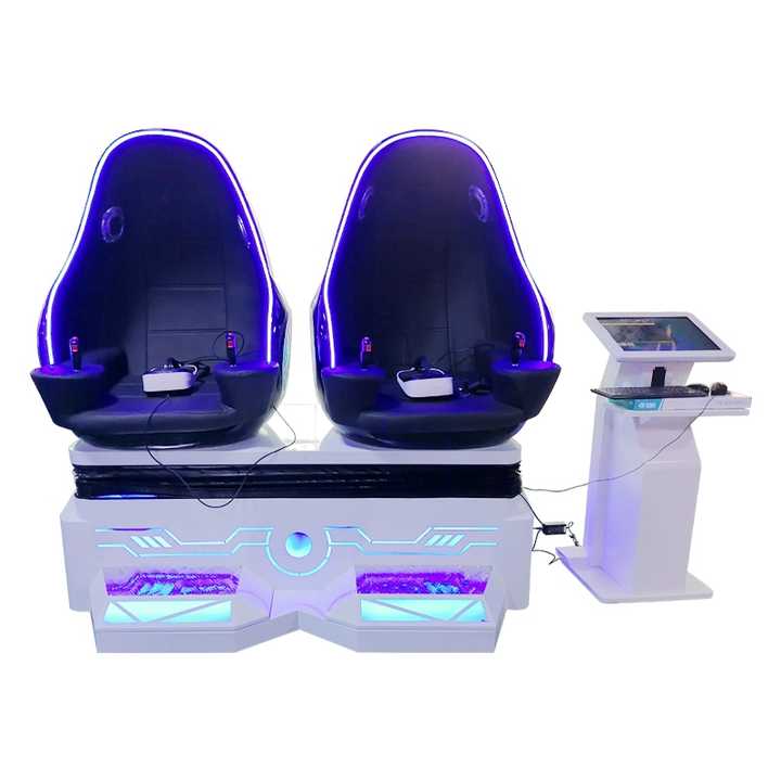 Virtual Reality Roller Coaster Double Seats 9d Vr Chair Cinema Virtual Reality Vr Egg Chair ...