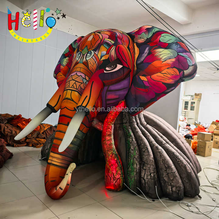 Best Sale New Design Inflatable Elephant Head Archway Tunnel Zoo ...