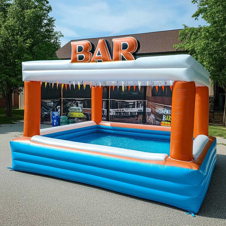 High Quality Inflatable Tiki Bar - Perfect for Pool Parties