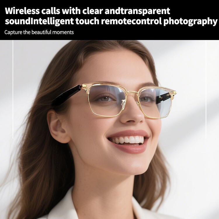GT-33 AI Translation Smart Glasses Business Anti Blue Light Remote ...