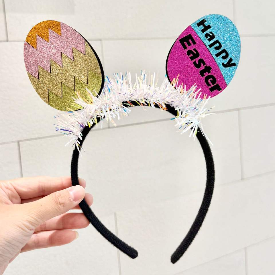 Linda Cross Border Easter Hair Hoop Rabbit Chick Easter Egg Headpiece ...