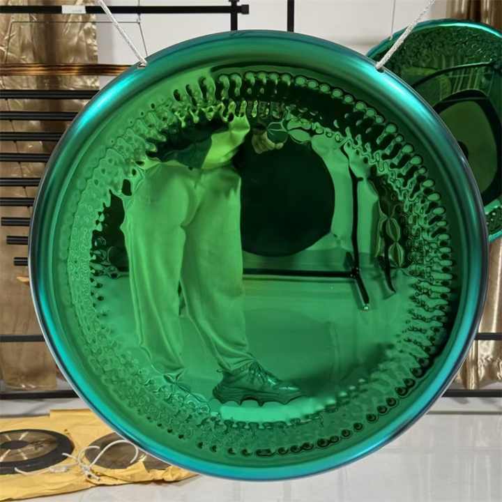 New Style Gong 22" to 36" Nickel Alloy Gong with Mallet Green ...