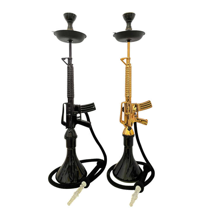 Arabian Craft Resin AK47 Gun Shisha Hookah with Accessories