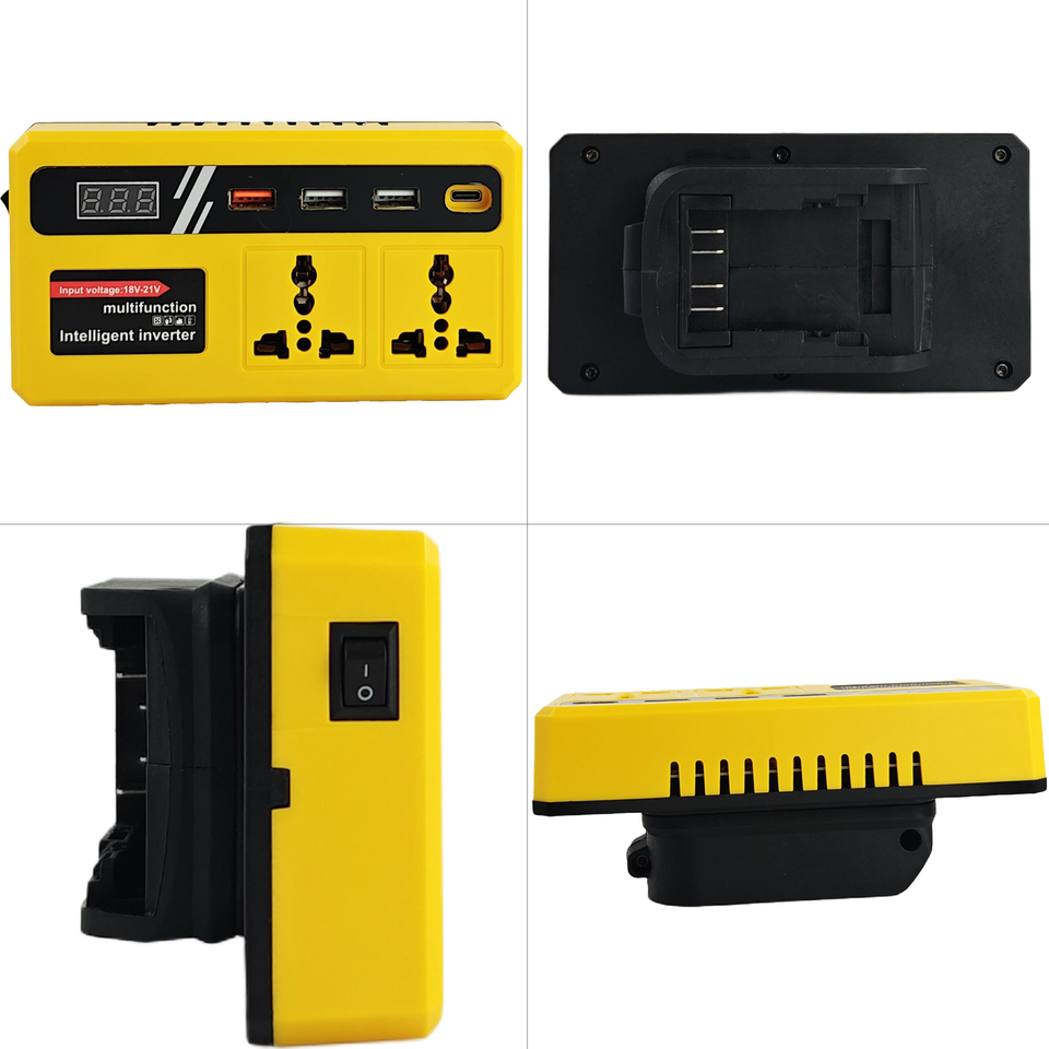 150W Portable Lithium Battery Inverter with Charger and Battery ...