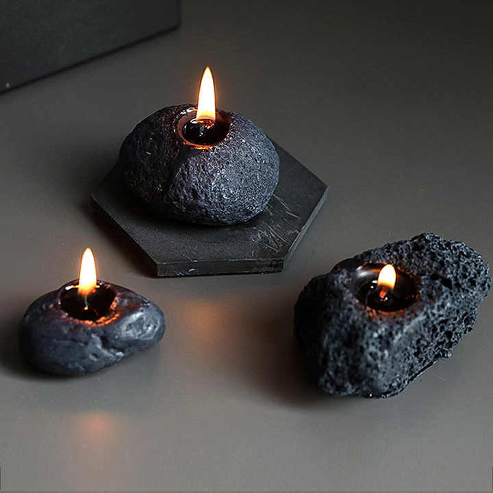 Wholesale DIY Handmade Meteorite Stone Scented Candles