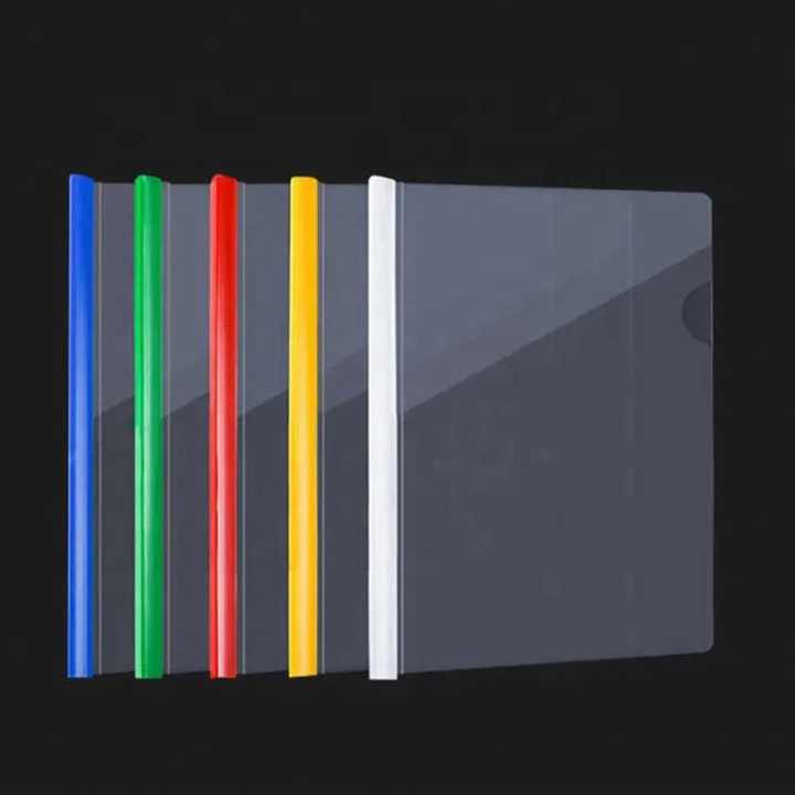 Transparent Plastic Vertical Storage Document File Bag Handmade String ...