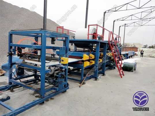 Trapezoidal EPS Sandwich Panel Making Machine Fully Automatic with Preheating and Laminating ...