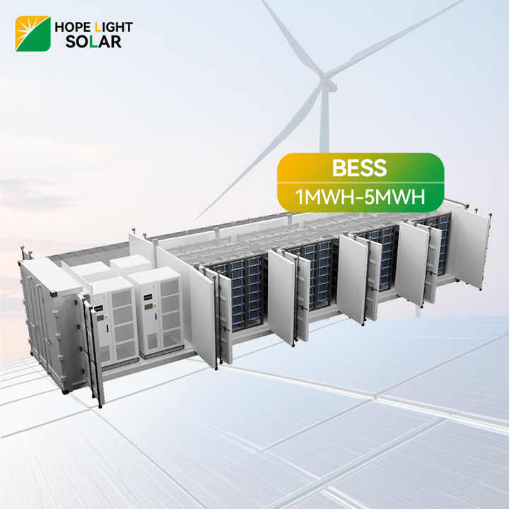 BESS Outdoor Battery Storage Container 100KWH 2MWH Range New Industrial