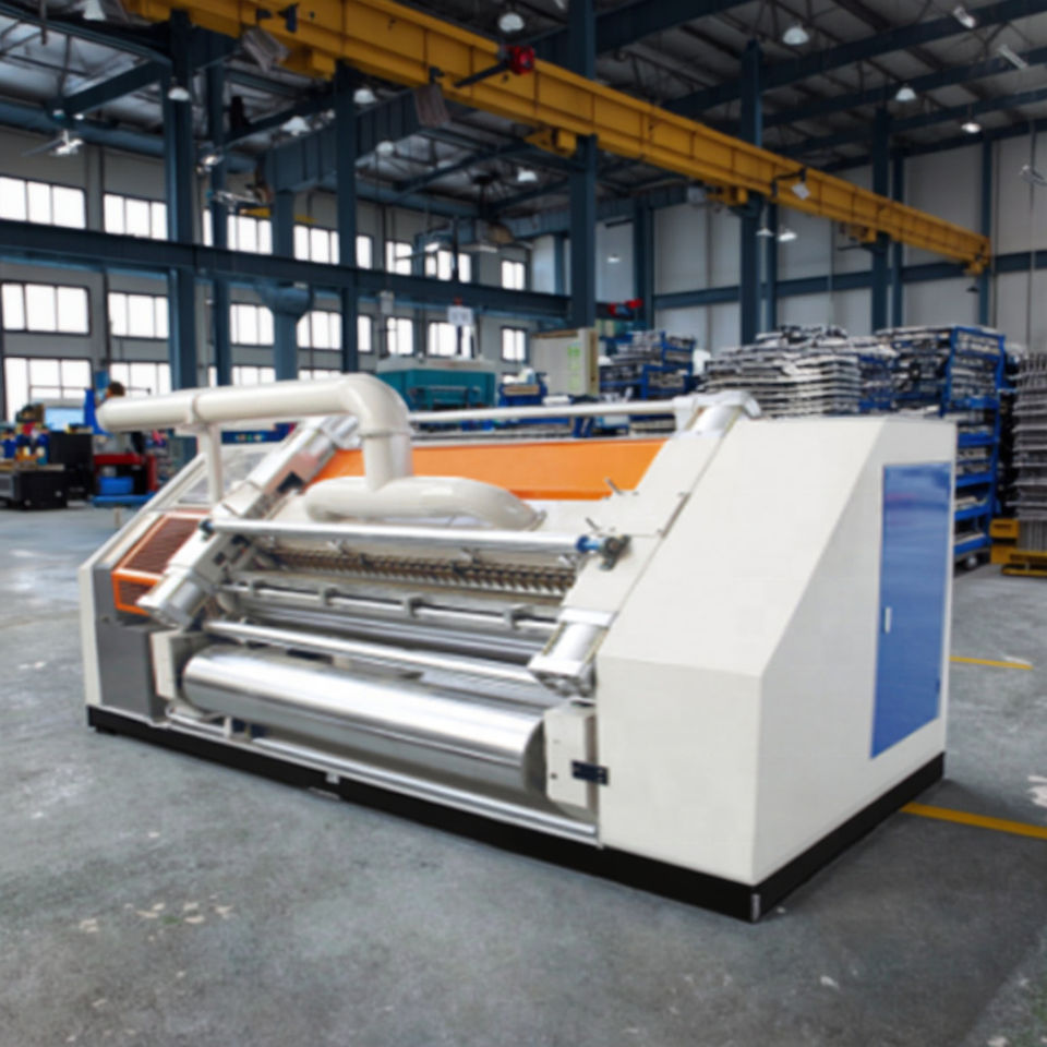 Cassette Type Single Face Corrugator Cardboard Line Finger Single Facer ...